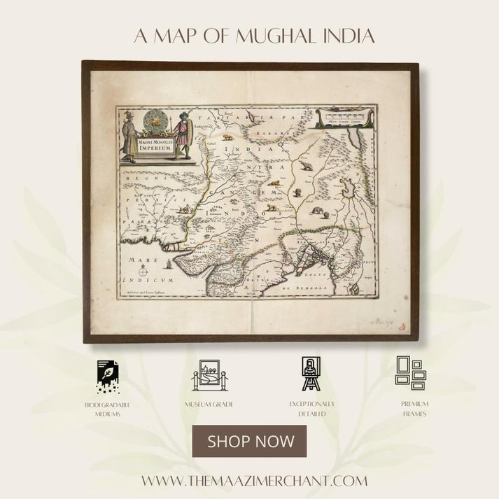 A Map of Mughal India – themaazimerchant