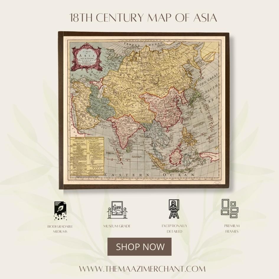 18th Century Map of Asia – themaazimerchant
